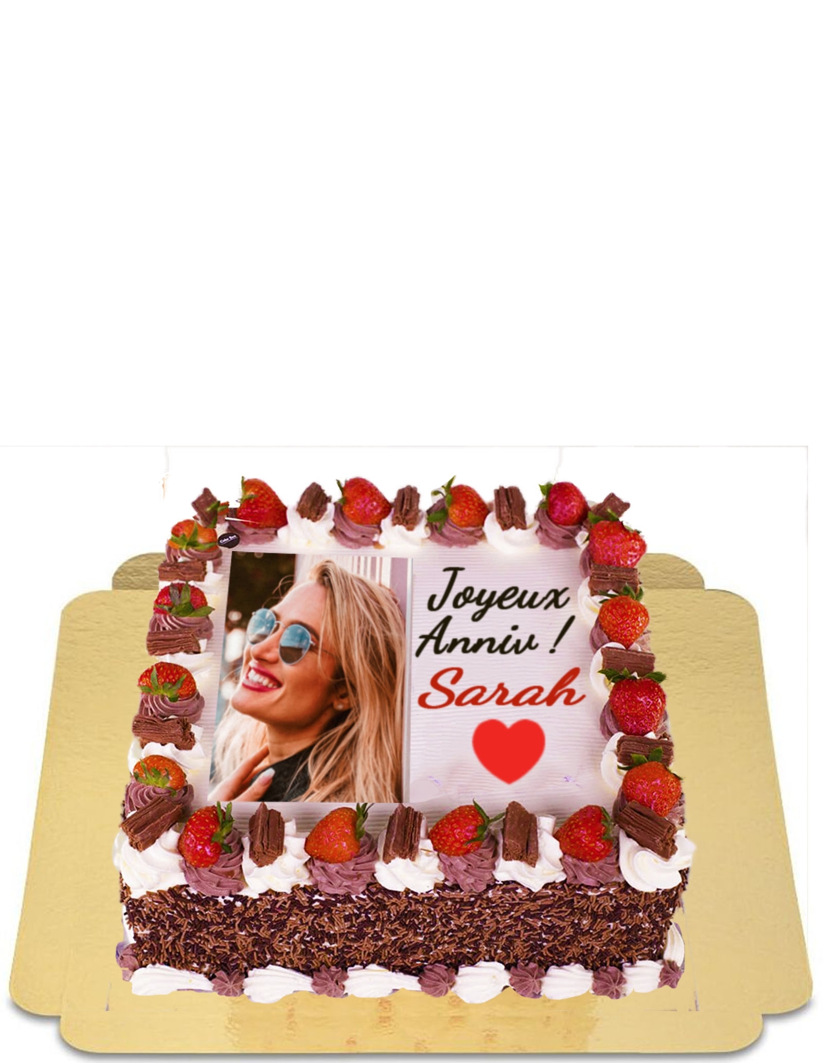 Glutenvrij bevroren fruit en meringue fotocake